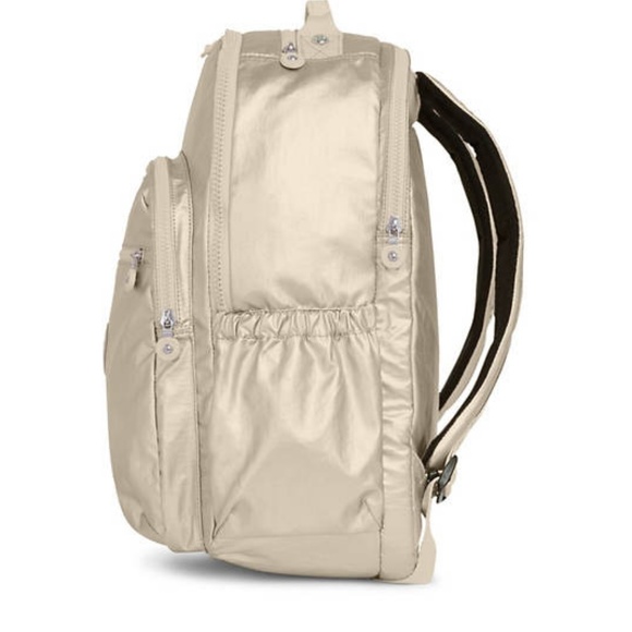 Kipling | Bags | Kipling Extra Large Metallic Laptop Backpack | Poshmark